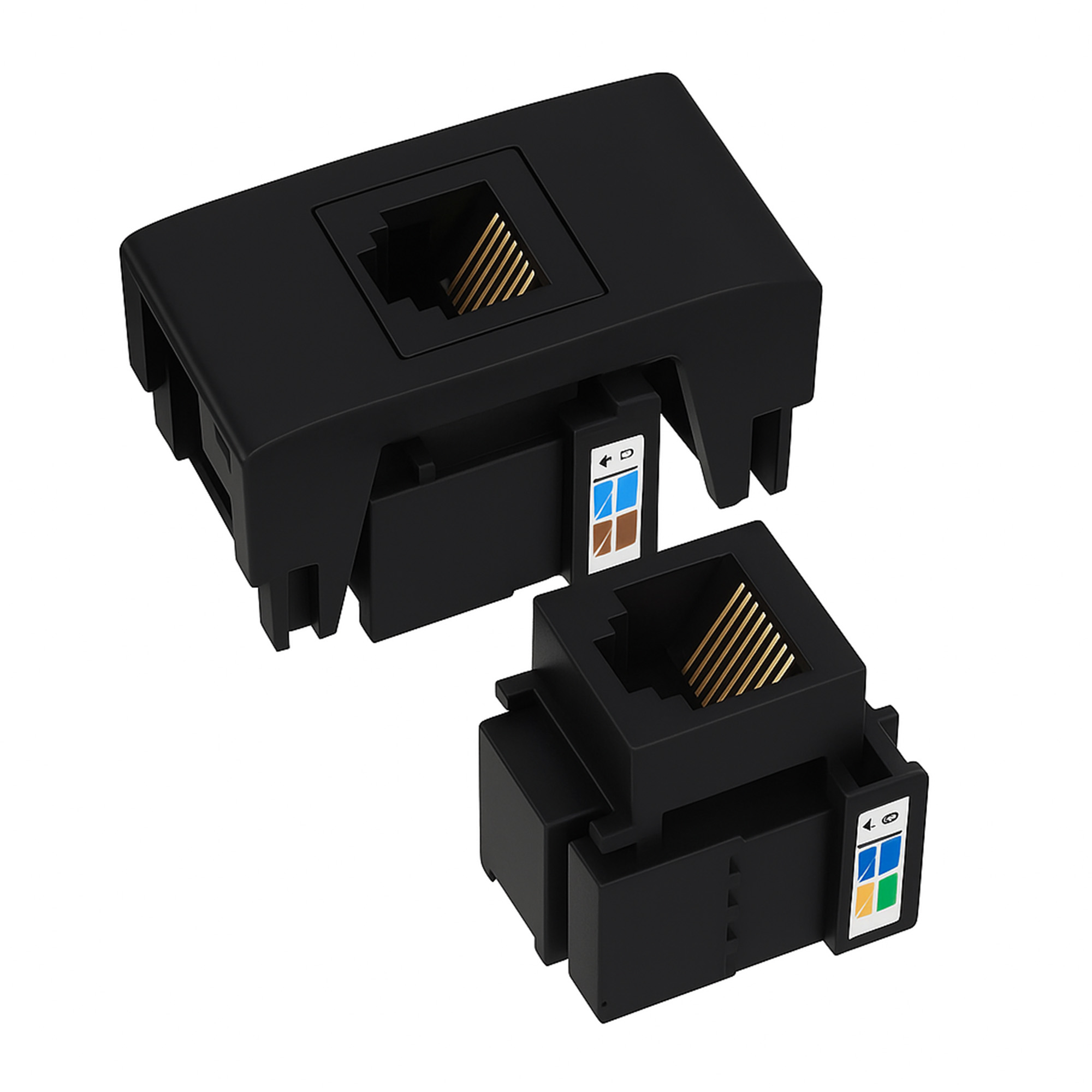 Módulo RJ-45 Cat5e Rede-MD45 – CaixaTomada.com